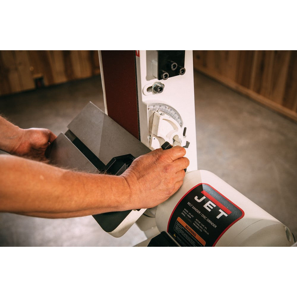 JET JSG-6CS, 6" x 48" Belt / 12" Disc Sander with Closed Stand-JT9-708 ...